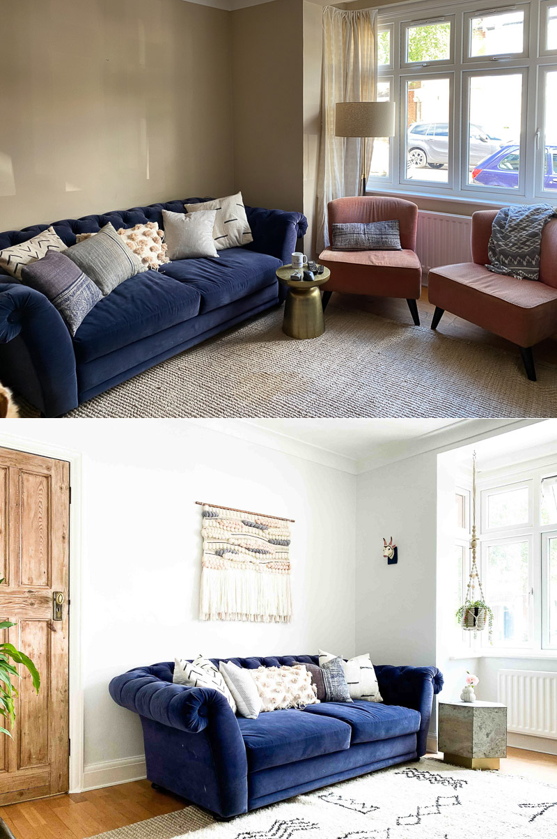 Eclectic Edwardian Living Room Design, East Sheen - Emmerson and Fifteenth